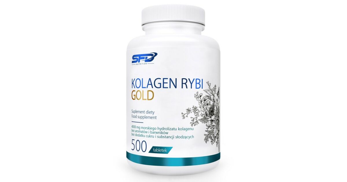 SFD Nutrition, Colagen de peste Gold, 500 Comprimate | Pepita.com