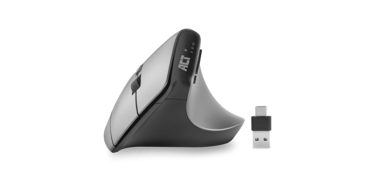 ACT A5155 Ergonomic Wireless Bluetooth Mouse Black | Pepita.hu