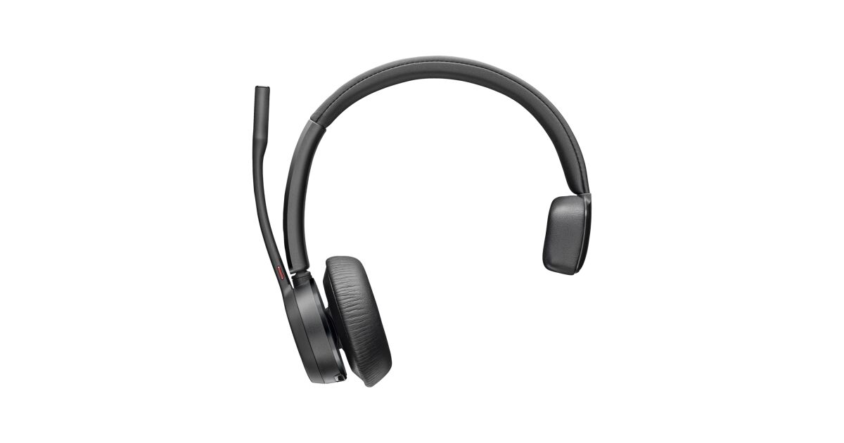 HP Poly Voyager 4310 Microsoft Teams (USB Type-C) Wireless Mono Headset ...