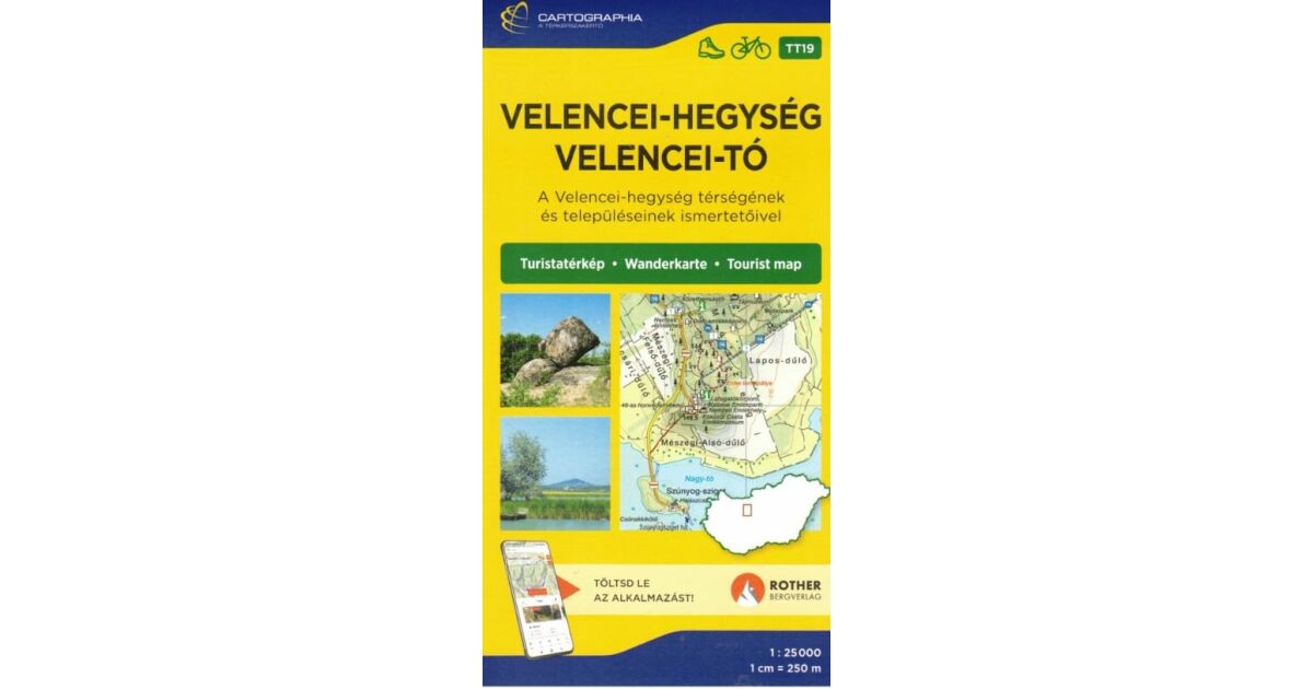 Velencei-hegység, Velencei-tó turistatérkép [TT19] | Pepita.hu