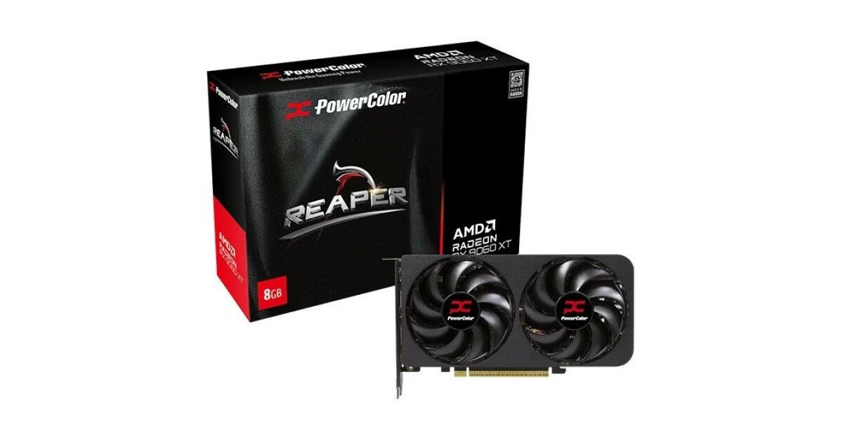 PowerColor AMD RX 9060 XT Reaper 8GB GDDR6 - RX9060XT 8G-A | Pepita.hu