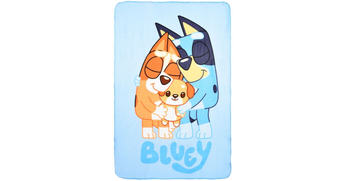 Bluey Snuggle Time polár takaró 100x150cm | Pepita.hu