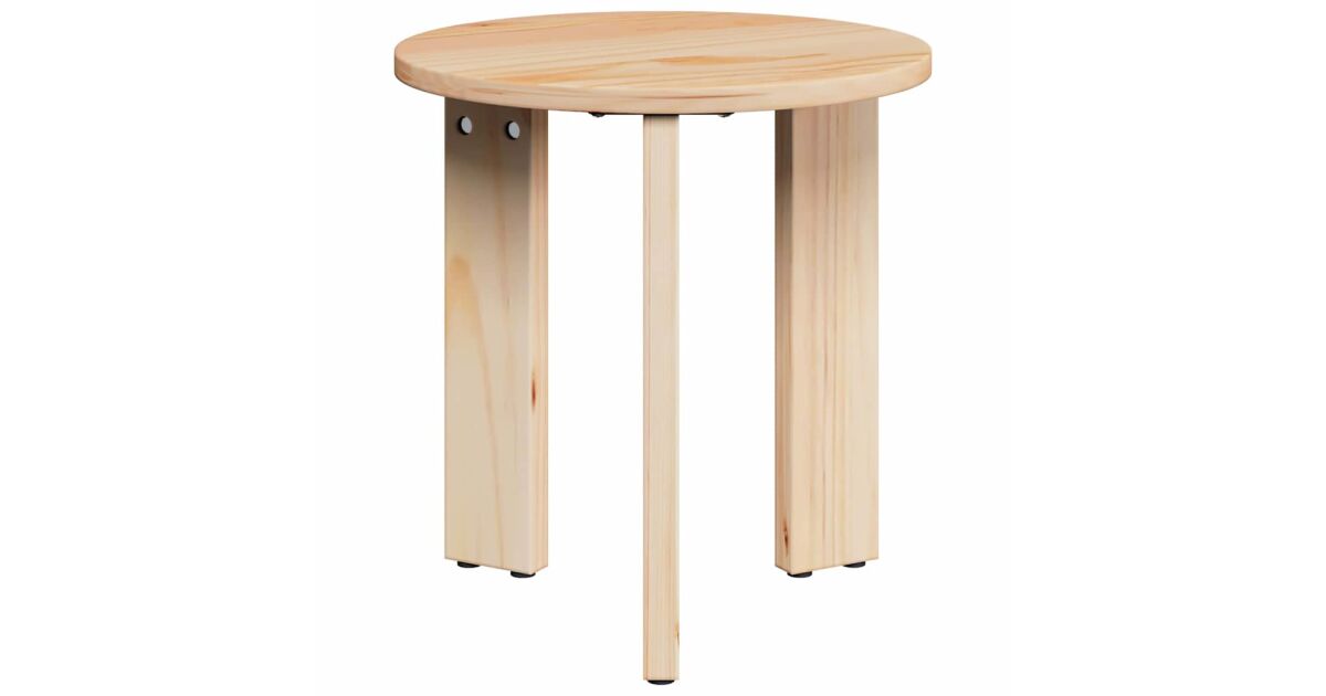 Măsuță de cafea 3 buc Natur 47,5 x 47,5 x 27 cm | Pepita.com
