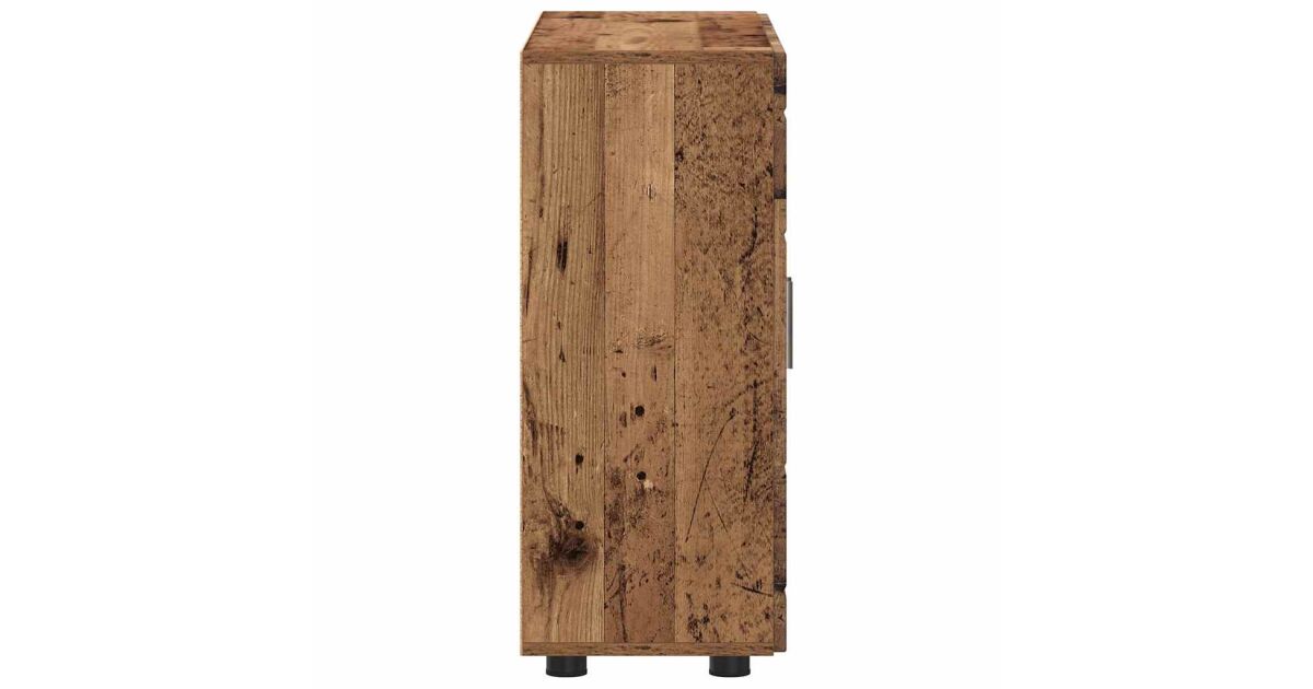 Széf polcokkal tárolóval Régi fa 55.5 x 29 x 100 cm Faanyag | Pepita.hu