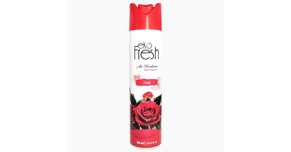 eco FRESH légfrissítő spray rózsa illattal 300 ml - ECO FRESH ROSE ...