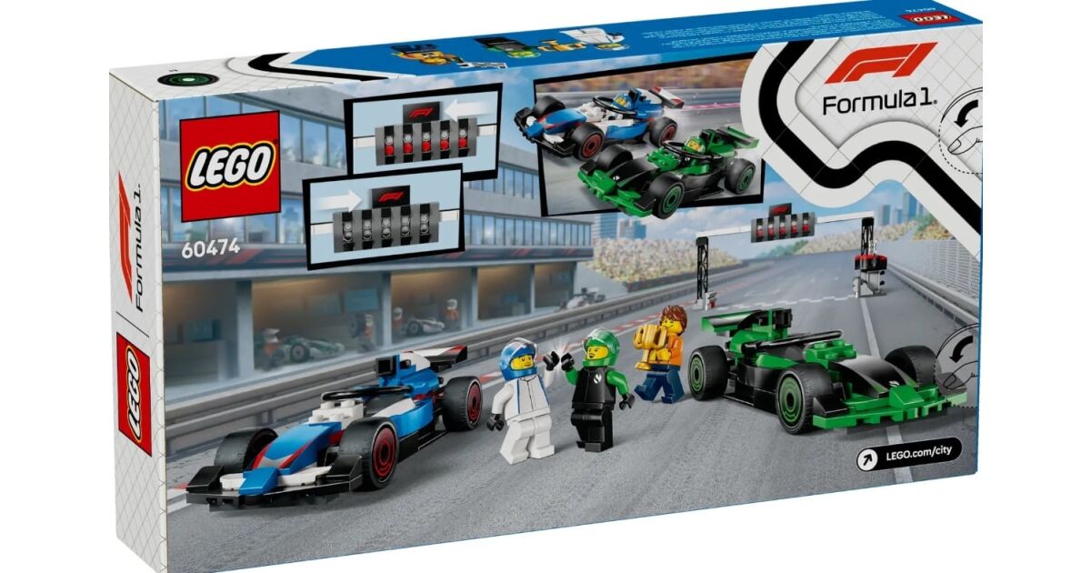 LEGO® City - Pole startowe F1® z VCARB i samochodami wyścigowymi Sauber ...