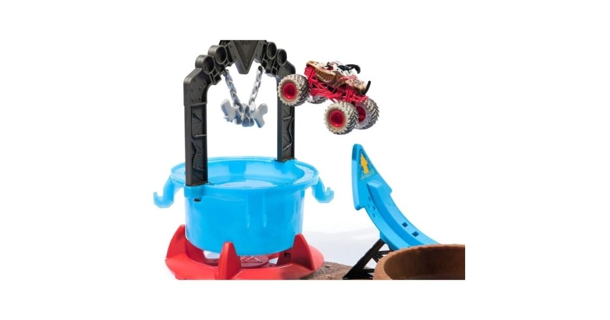Monster Jam 1:64 Mud Blasters Dunk Tank Playset, wielokolorowy ...