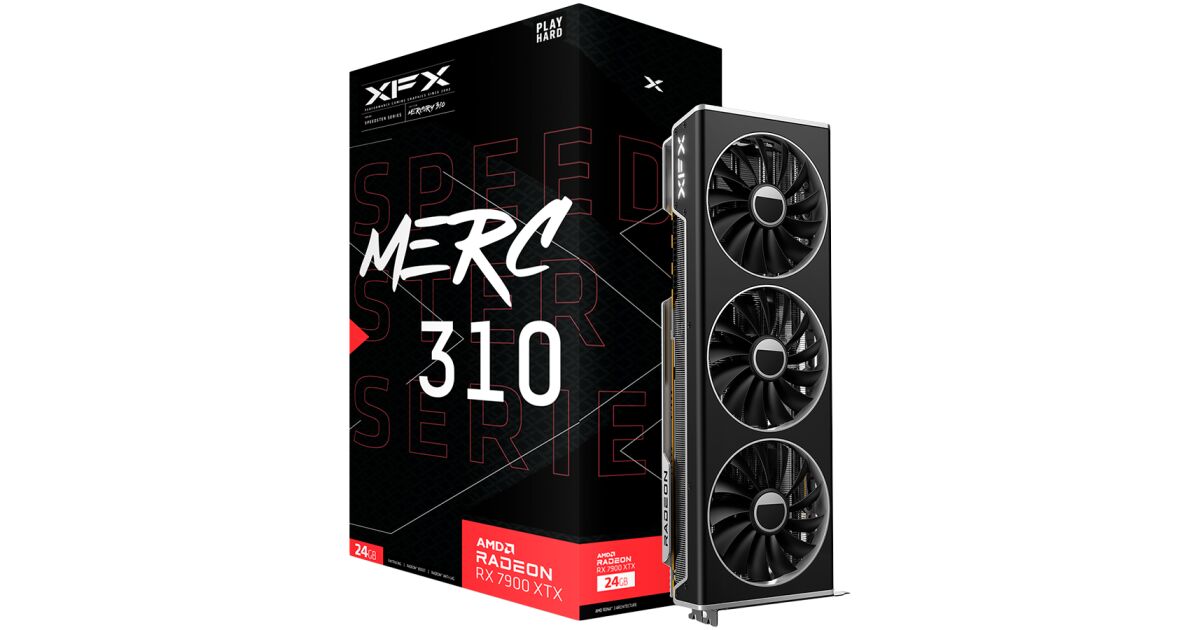 XFX MERC 310 AMD Radeon RX 7900 XTX 24 GB GDDR6 videókártya | Pepita.hu