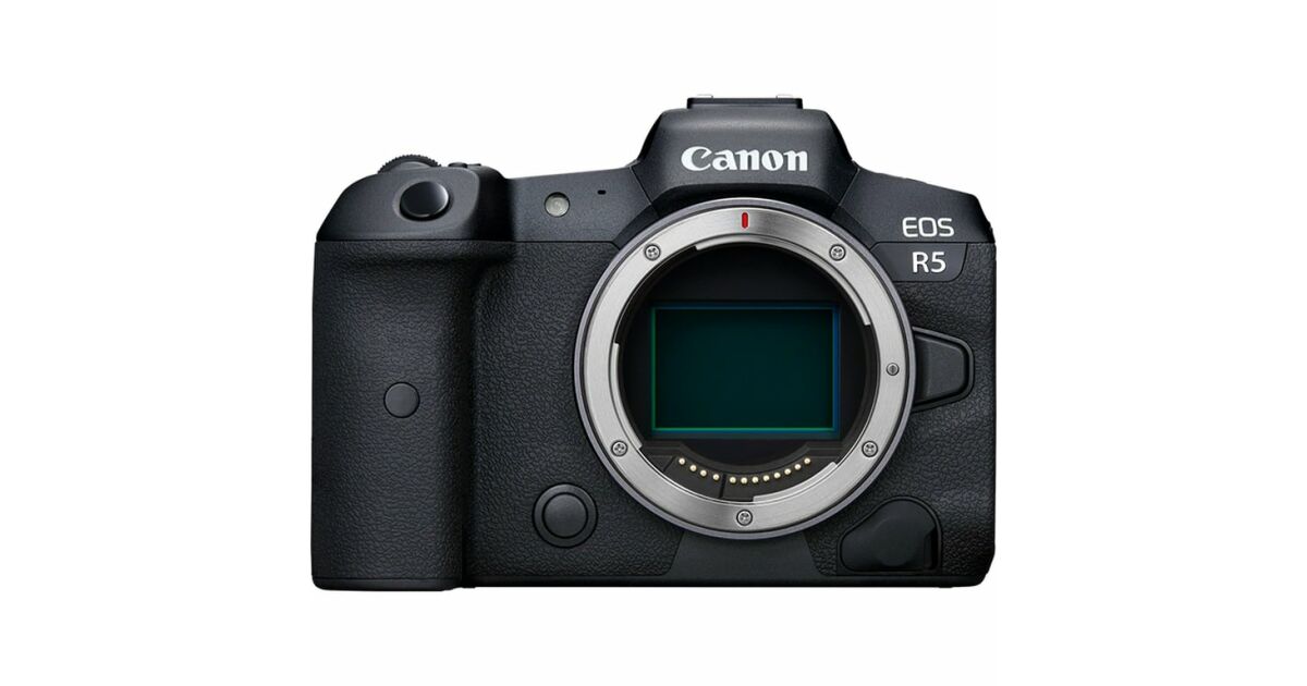 Canon EOS R5 MILC fényképezőgép 45 MP CMOS 8192 x 5464 pixelek Fekete ...