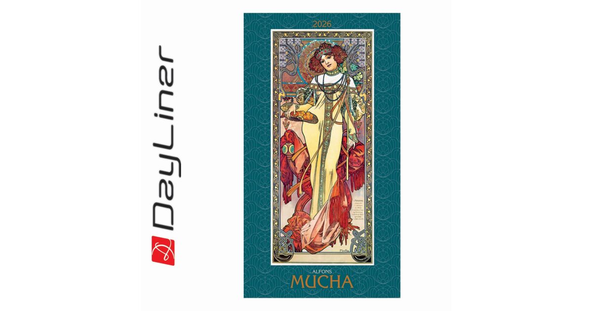 Dayliner falinaptár Alfons Mucha 2026 | Pepita.hu