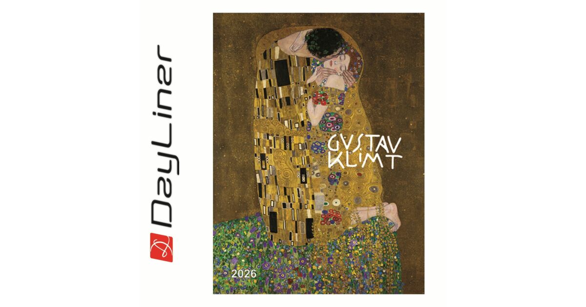 Dayliner falinaptár Gustav Klimt 2026 | Pepita.hu