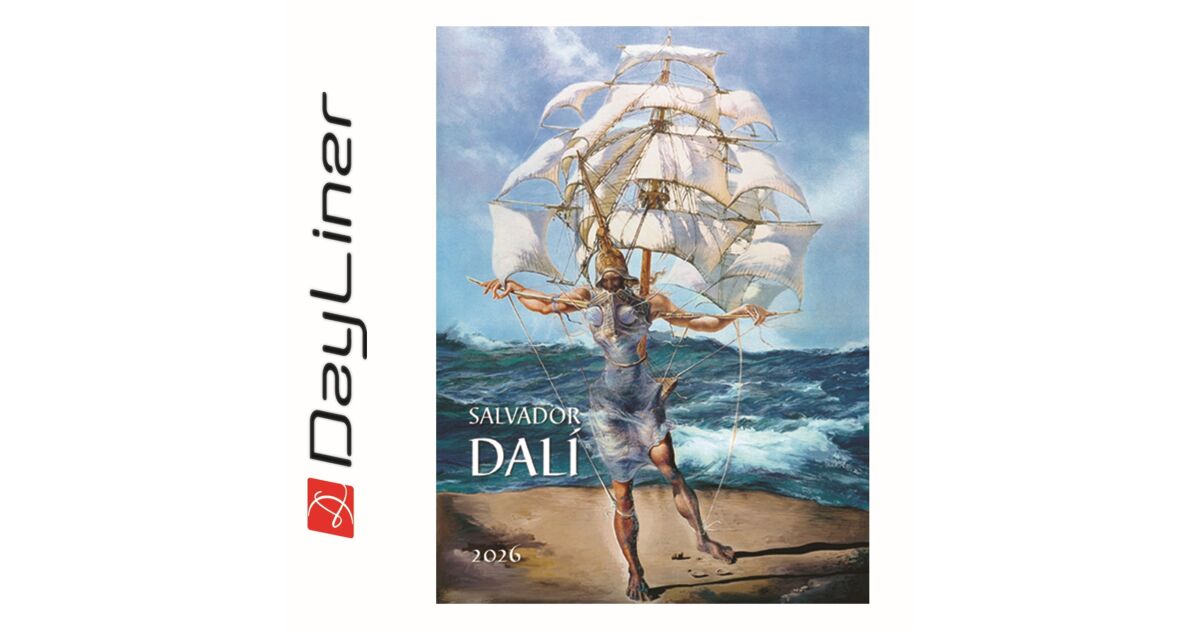 Dayliner falinaptár Salvador Dalí 2026 | Pepita.hu