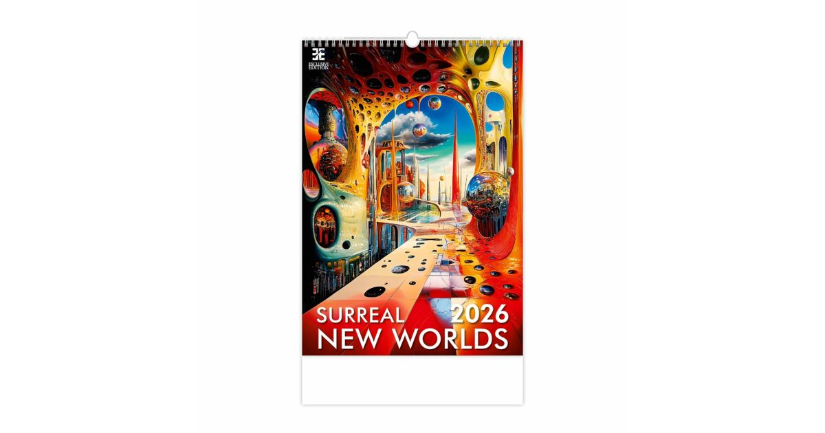 Dayliner falinaptár Surreal New Worlds - Exclusive Edition 2026 | Pepita.hu