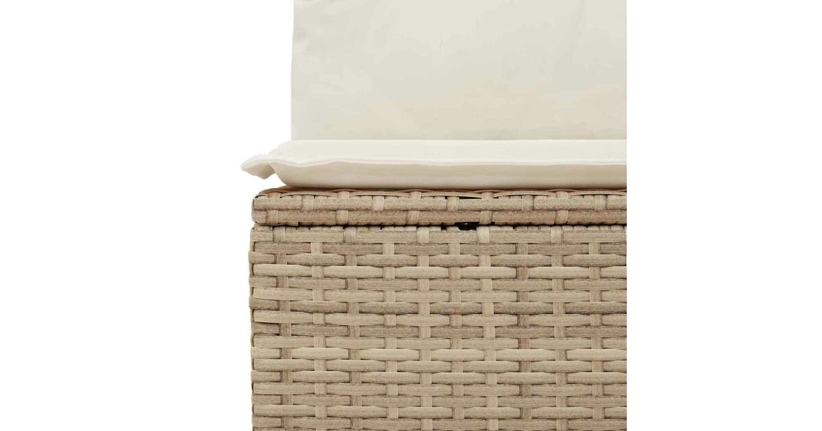 Set canapea de grădină 12 buc Bej și crem 80 x 80 x 71 cm | Pepita.com