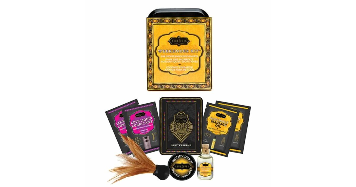 Kit Large Pleasure Weekender Coconut Pineapple Kama Sutra | Pepita.com