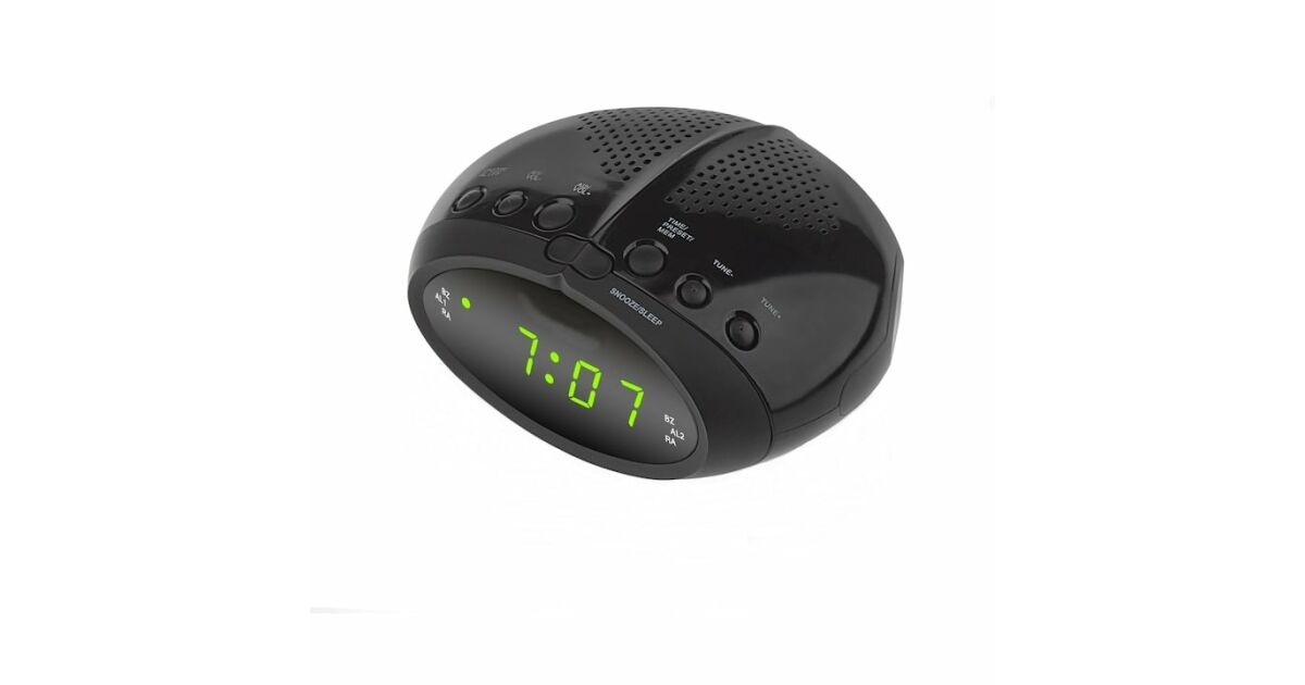 Radio portabil, cu ceas si alarma, digital, memorare posturi radio ...