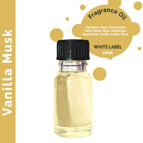 10 ml Ulei de parfum cu vanilie și mosc - FĂRĂ ETICHETĂ | Pepita.com