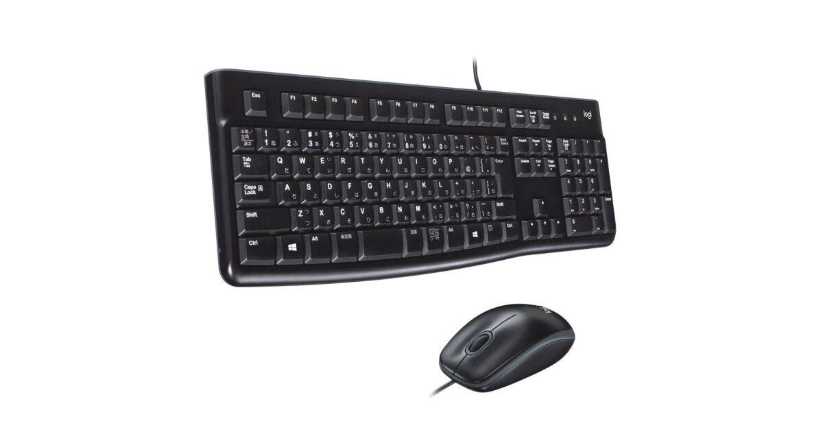 Logitech Desktop MK120 vezetékes pc billentyűzet + egér USB (920-002542 ...