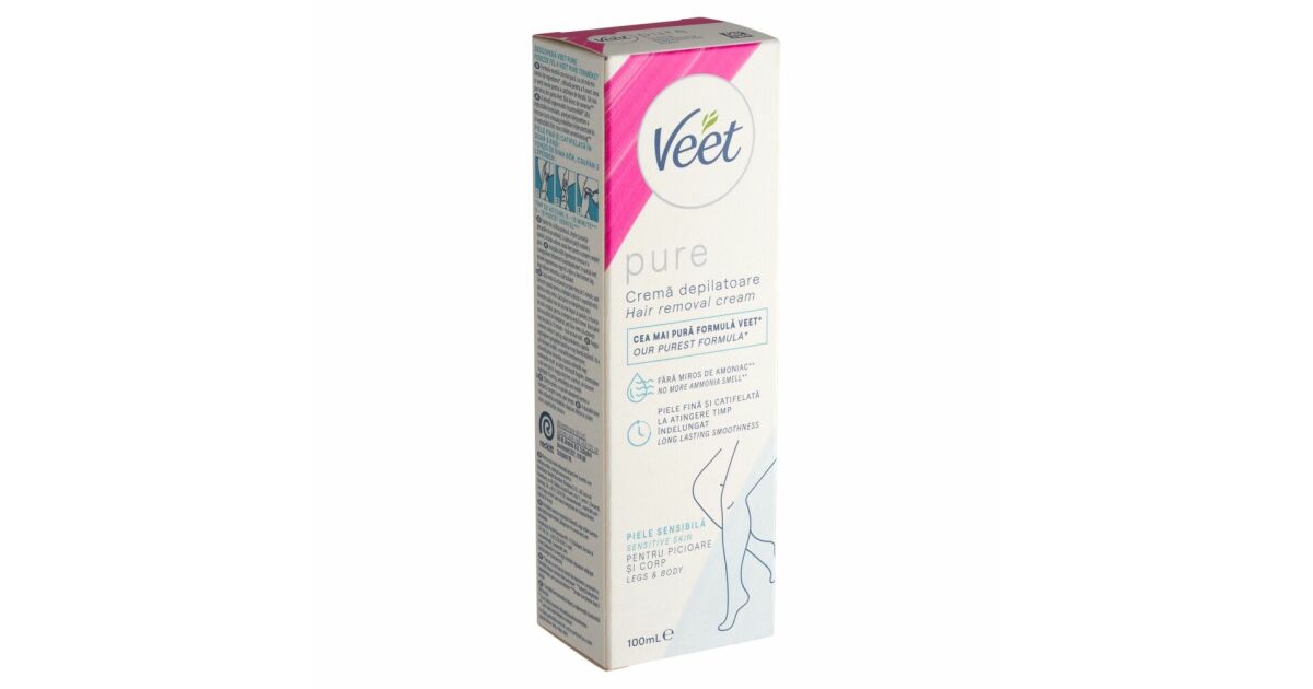 Veet Pure Sensitive Szőrtelenítő krém érzékeny bőrre 6x100ml | Pepita.hu