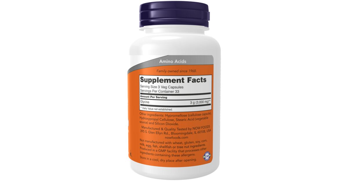 Glicin 1000 mg 100 db növényi kapszula | Pepita.hu