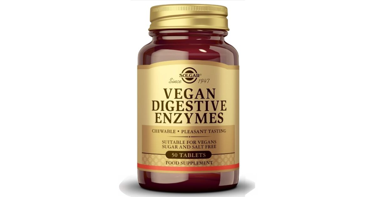 Enzime digestive vegane 50 comprimate | Pepita.com