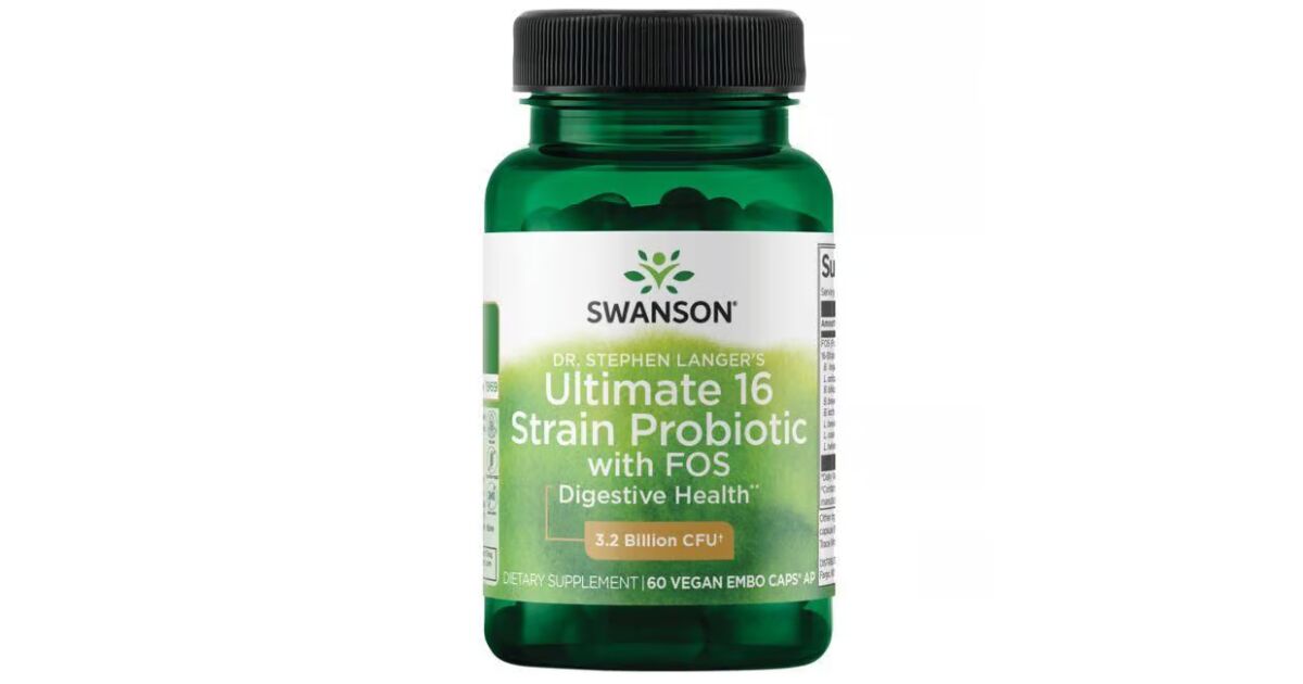 Dr. Stephen Langer's Ultimate 16 Strain Probiotic with FOS 60 Veggie ...