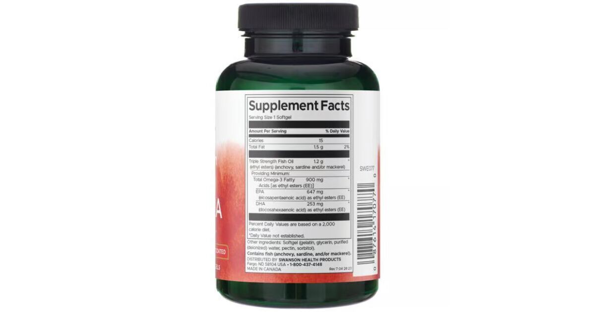 Triplă concentrație Super EPA & DHA 60 capsule moi | Pepita.com