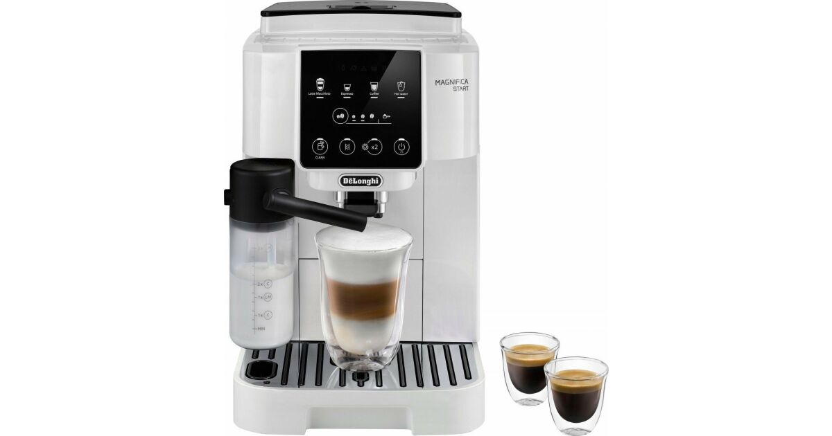 DeLonghi ECAM220.61.W Magnifica Start fehér automata kávéfőző | Pepita.com
