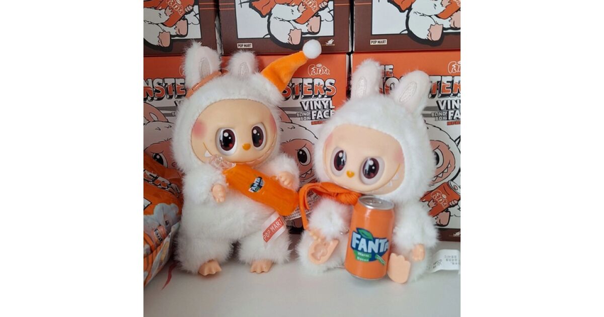 Labubu The Monsters Plüschtier, Fanta-Serie, zufällige Farbe, 15 cm ...