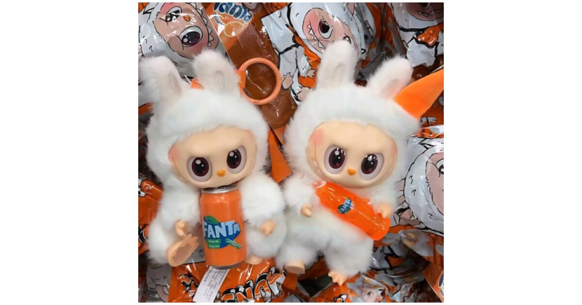 Labubu The Monsters Plüschtier, Fanta-Serie, zufällige Farbe, 15 cm ...