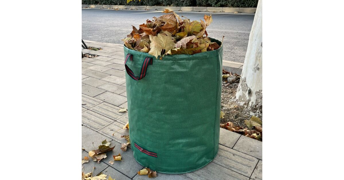 Sac de Colectare a Frunzelor, KipHome, Cos Sac pentru Gradina, Sac de ...