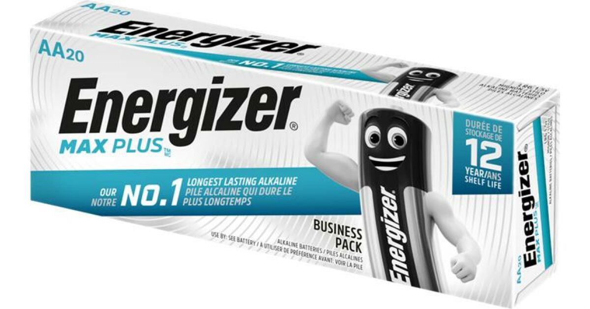 Elem, AA ceruza, 20 db, ENERGIZER Max Plus | Pepita.hu