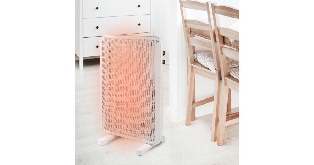 Radiator electric de podea, DOMO, Mica, 1500 W, alb | Pepita.com