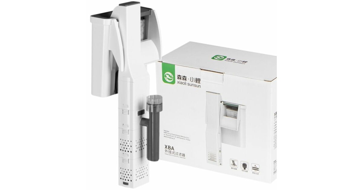 SunSun XBA-200 Vodopádový filter s dvojitým predfiltrom a skimmerom ...