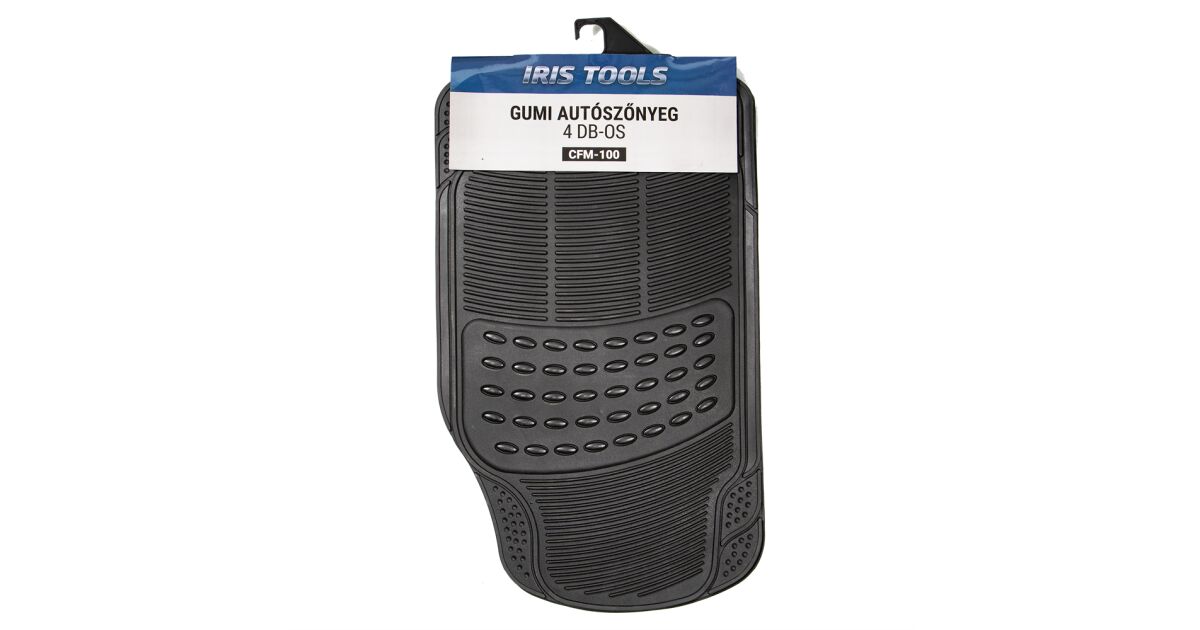 IRIS TOOLS Set covorașe auto din cauciuc, 4 piese, universale | Pepita.com