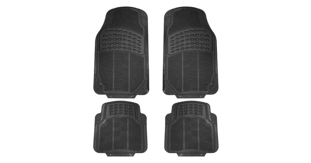 IRIS TOOLS Set covorașe auto din cauciuc, 4 piese, universale | Pepita.com