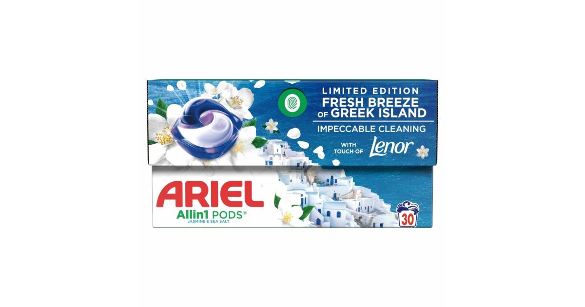 Ariel Allin1 Pods Insula greacă Capsule de spălare 120 de spălări ...