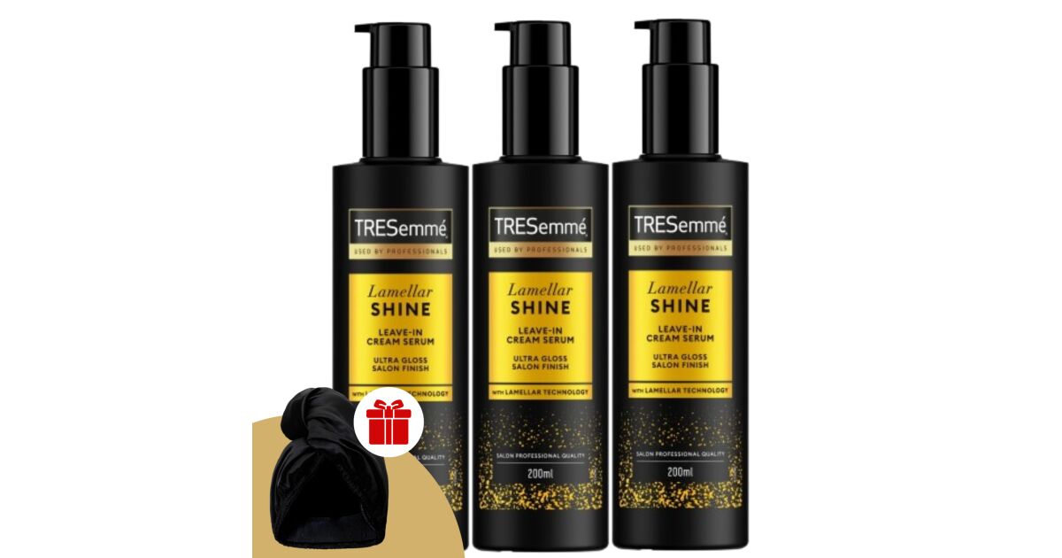 TRESemmé Lamellar Shine ser de păr fără clătire pentru păr strălucitor ...