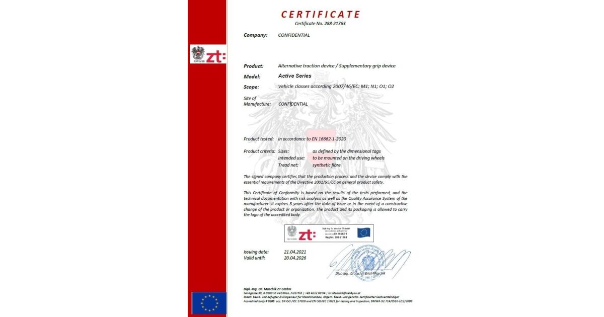 Lanturi auto textile, huse antiderapante 185/60 R13, DAC Active Series ...