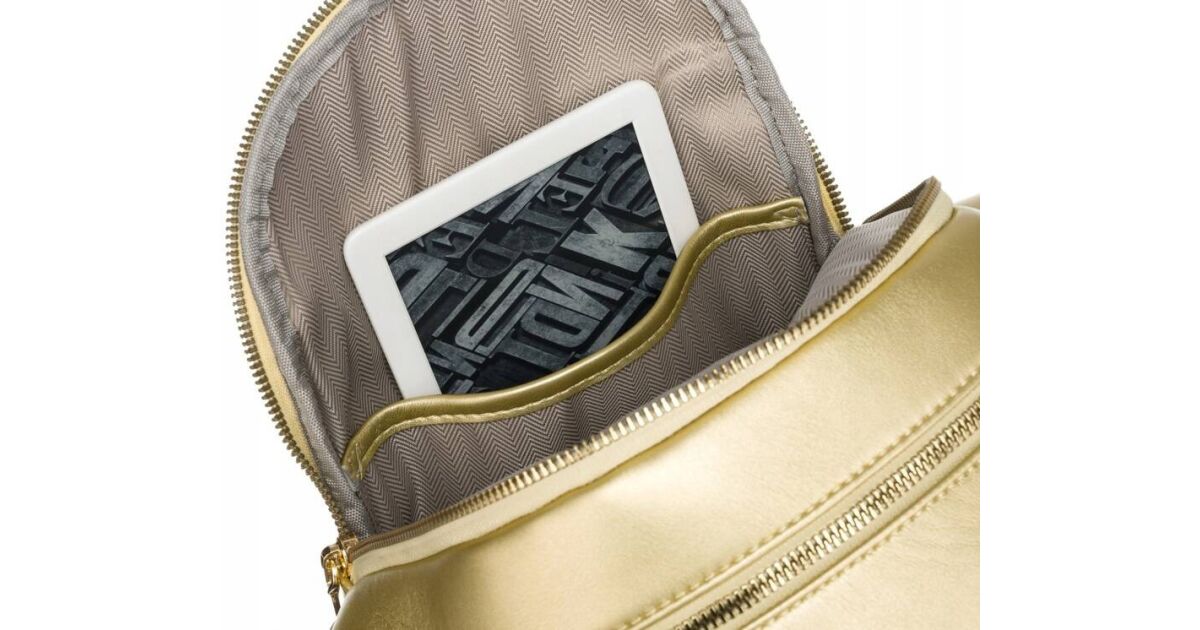 Női hátizsák arany színű ekológikus bőrből - Rovicky | Pepita.hu