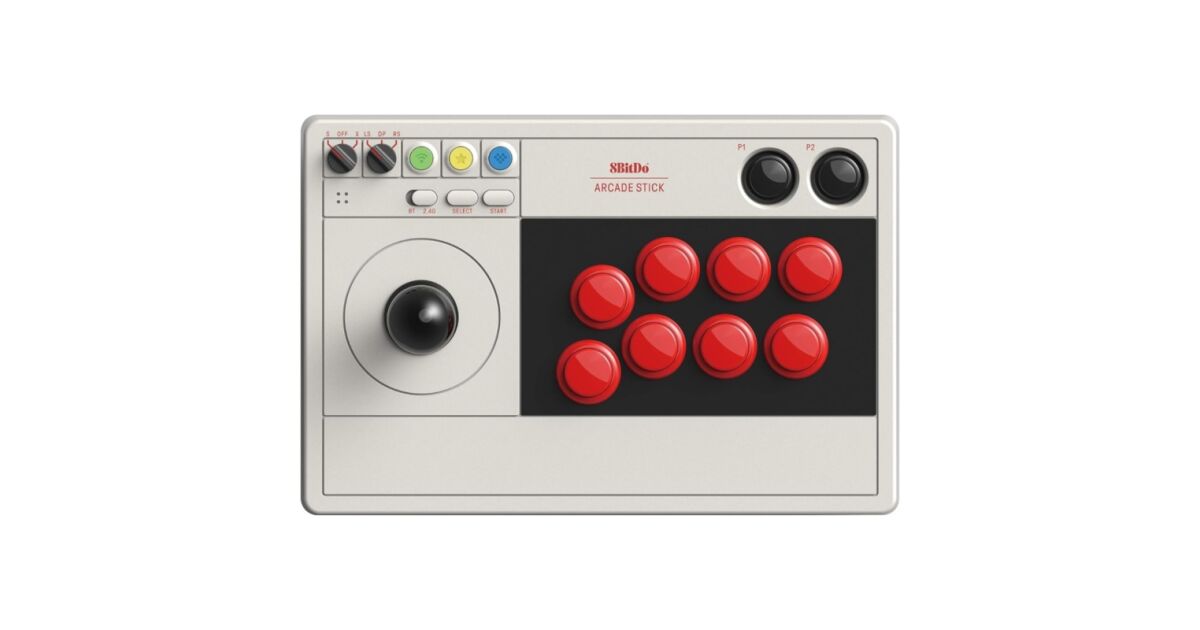 8Bitdo Arcade Stick, Nintendo Switch/Switch 2, PC, Steam, Classic ...