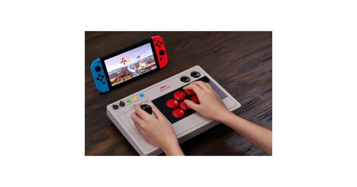 8Bitdo Arcade Stick, Nintendo Switch/Switch 2, PC, Steam, Classic ...