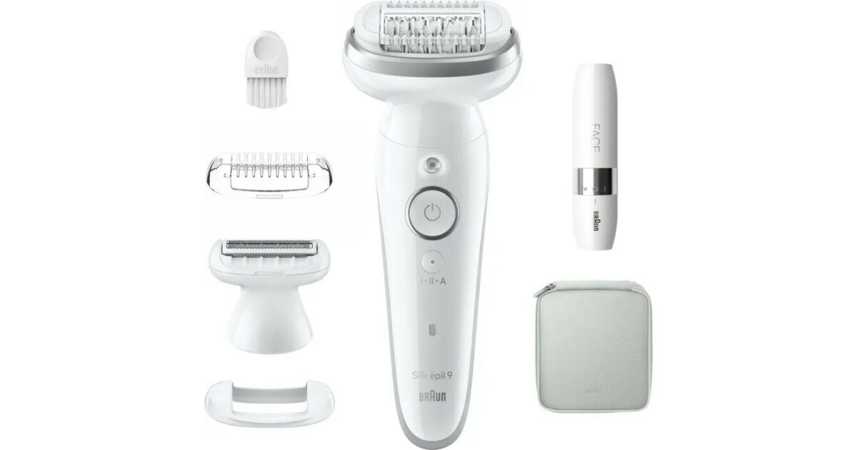 Braun Silk-épil 9-341 SensoSmart MicroGrip Epilátor - Fehér/Ezüst ...
