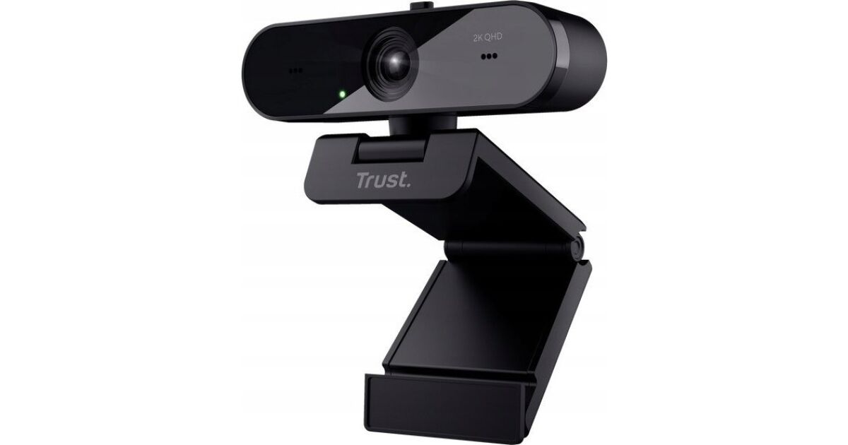 Trust Taxon webkamera 2560 x 1440 pixelek USB 2.0 Fekete (24733 ...