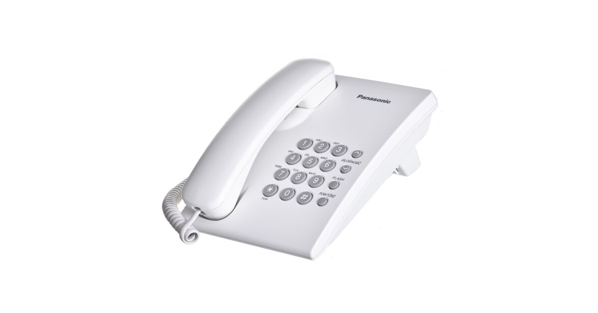 Panasonic KX-TS500PDW Asztali telefon - Fehér (KX-TS500PDW) | Pepita.hu