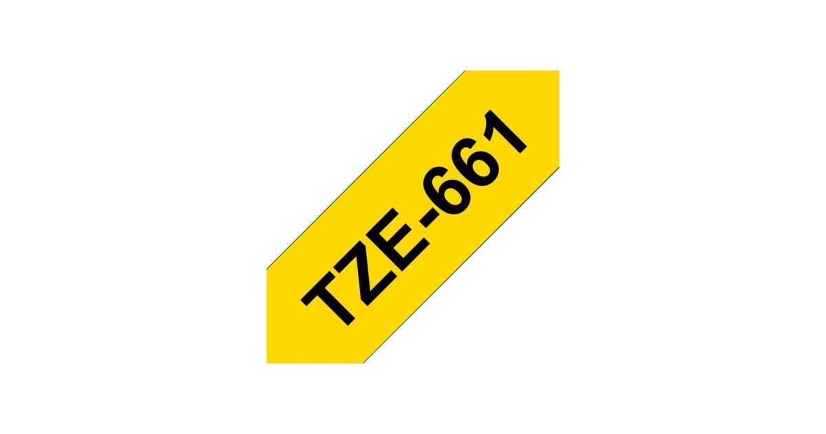 Brother TZe-661 benzi pentru etichete TZ (TZE661) | Pepita.com