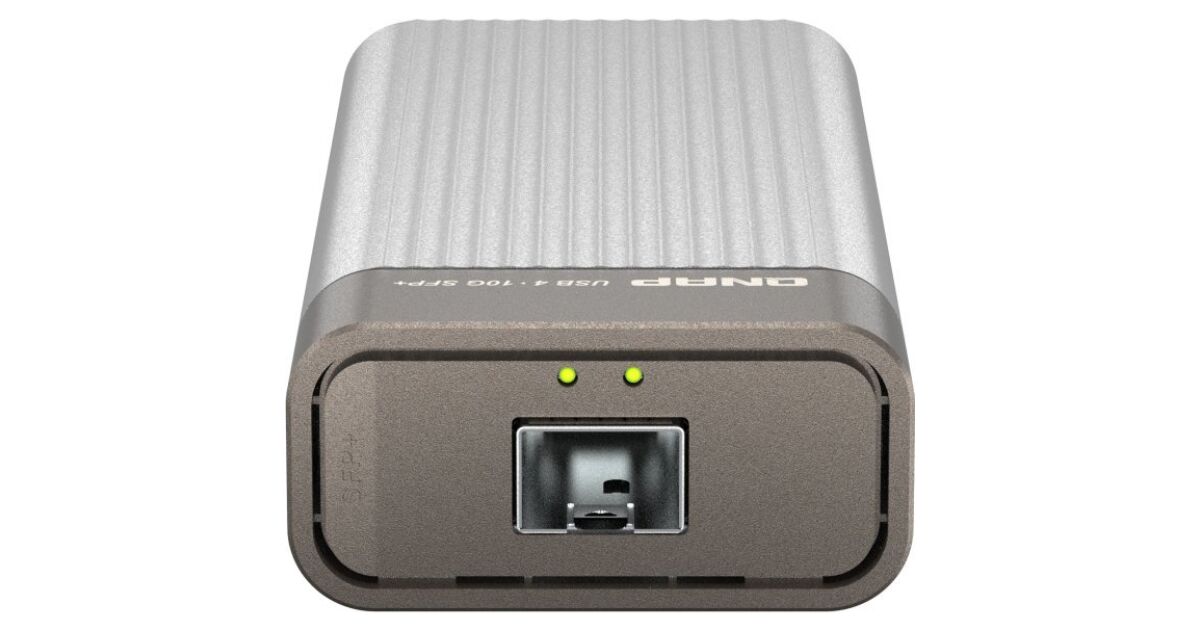 QNAP USB 4 Type-C to 1 x 10GbE SFP+Network A Ethernet 10000 Mbit/s (QNA ...