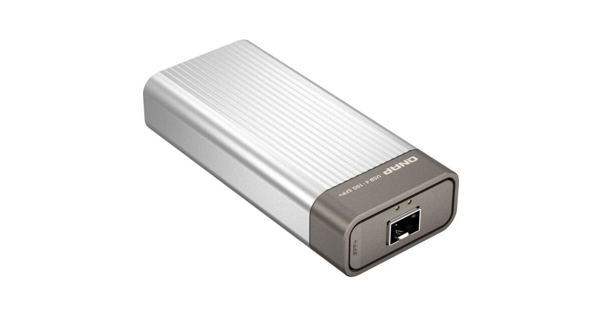 QNAP USB 4 Type-C to 1 x 10GbE SFP+Network A Ethernet 10000 Mbit/s (QNA ...