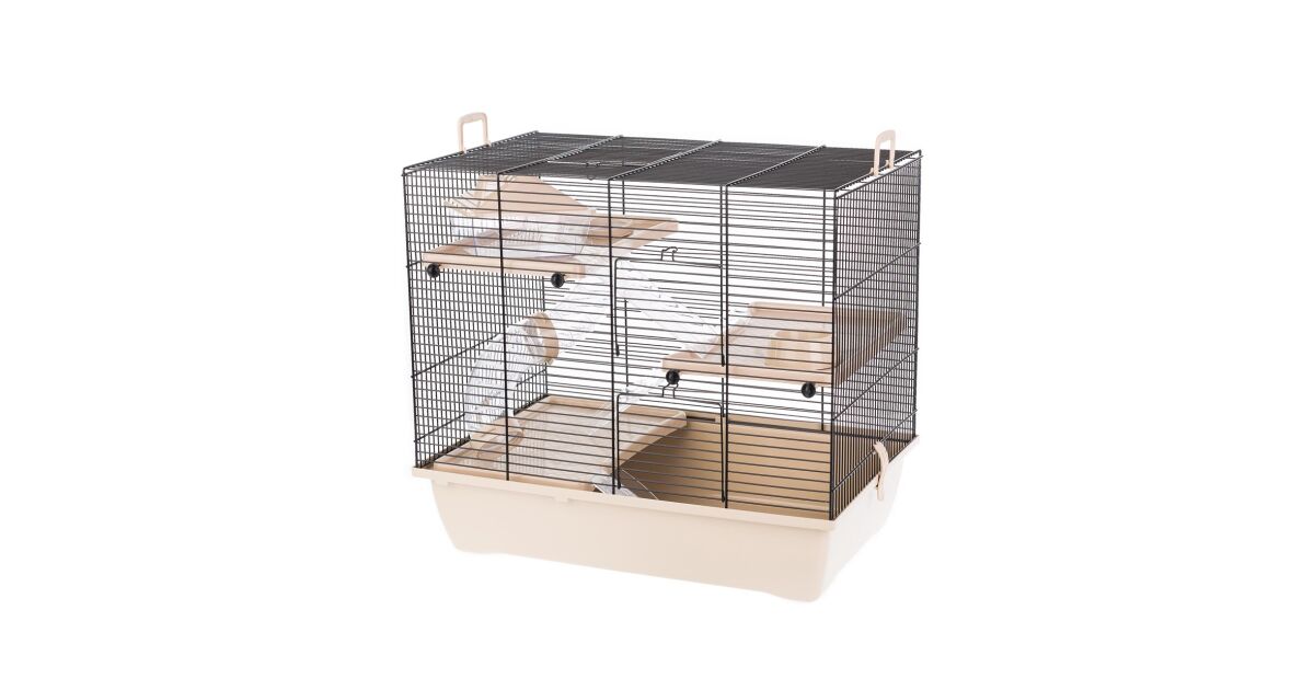 Inter-Zoo Pinky 3 Zinc Bézs hörcsög ketrec (45 x 33 x 50 cm) (G306ACTB ...