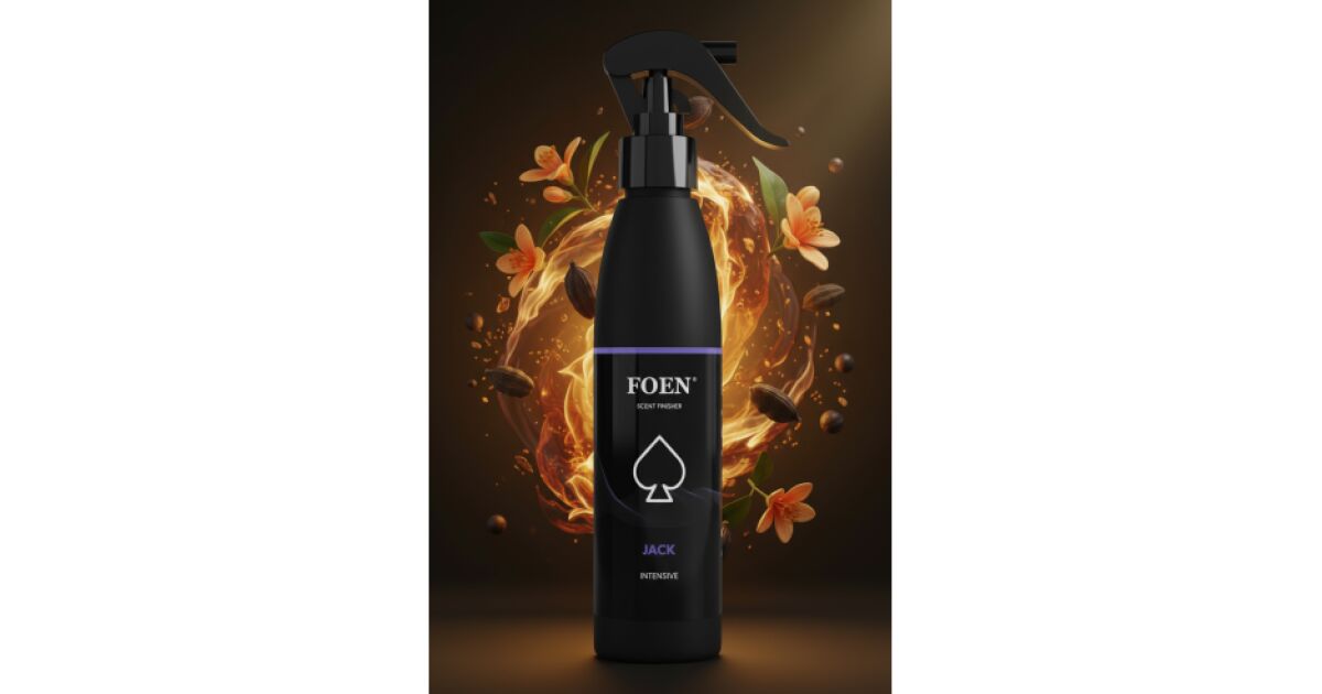 Premium-Autolufterfrischer für Männer mit Noten von Amber, Orangenblüte ...